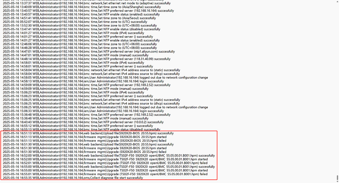 web上无法更新BIOS、BMC等固件包 - 交流互助区 - openUBMC 论坛