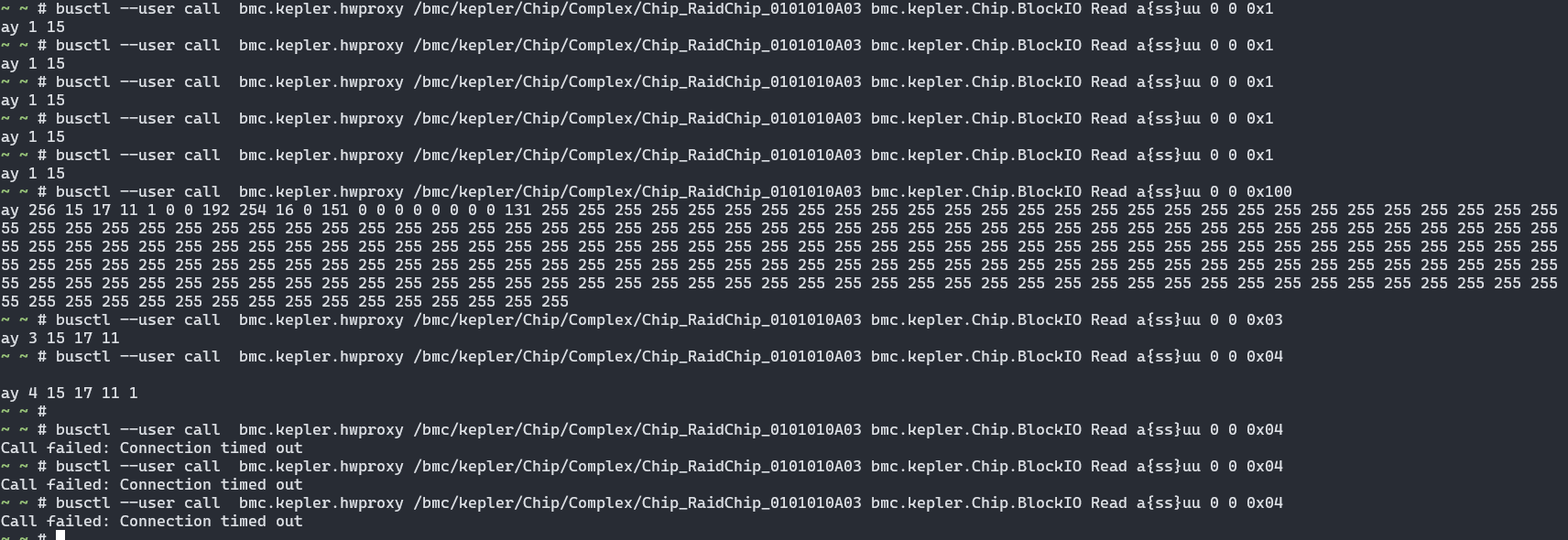 RAID卡的I2c概率性访问超时 - 交流互助区 - openUBMC 论坛